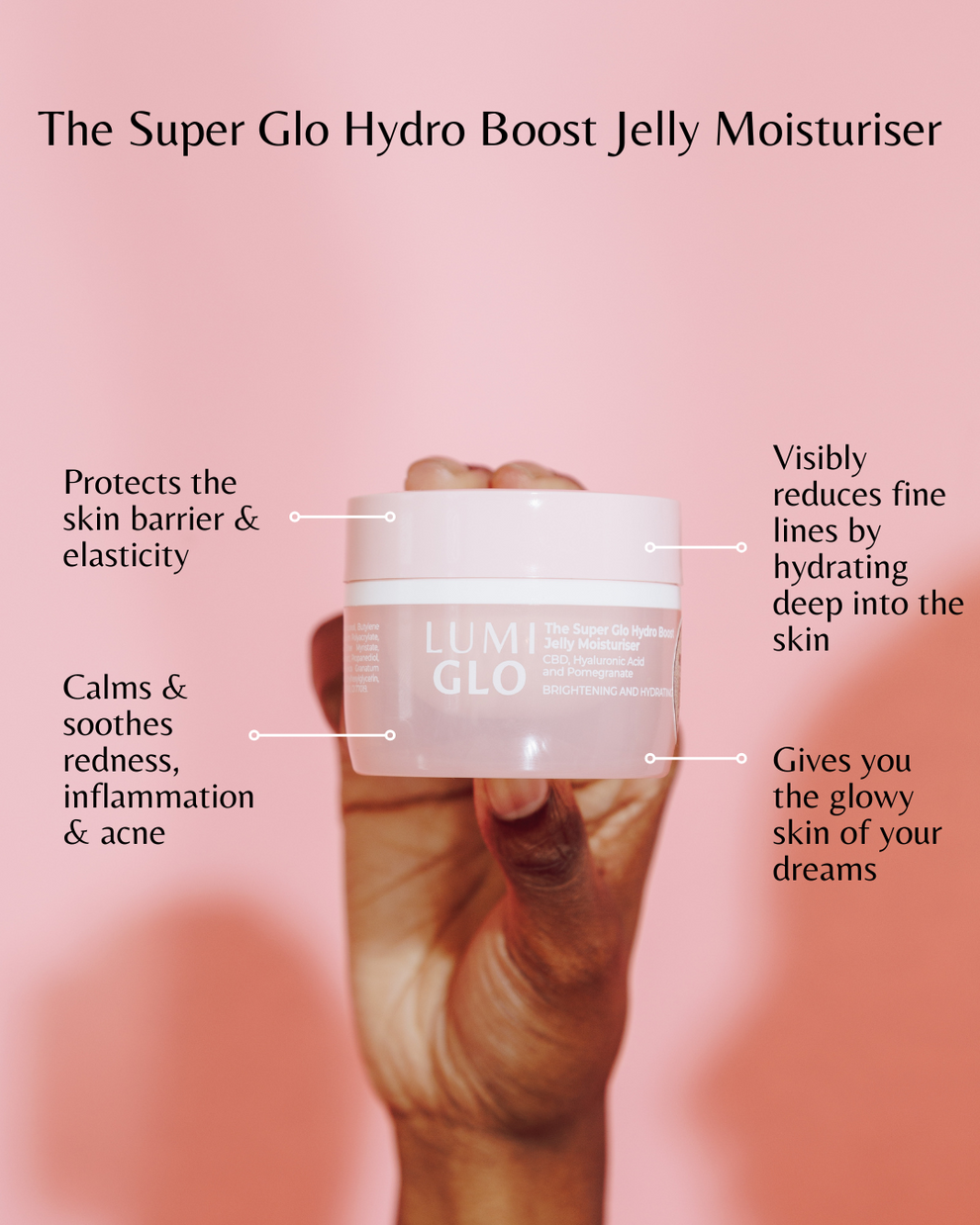 The Super Glo Hydro Boost Jelly Moisturiser – Lumi Glo Skin